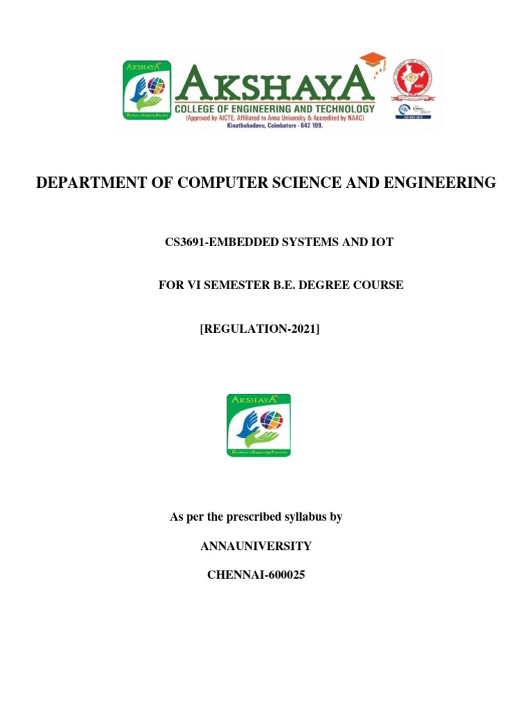 ESIOT Lab Manual - 240503 - 132515 | PDF | Arduino | Central Processing Unit