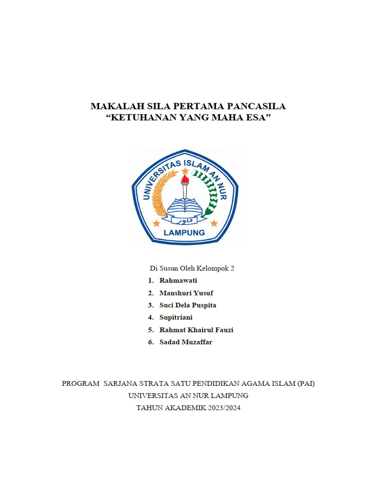 Makalah Pancasila | PDF