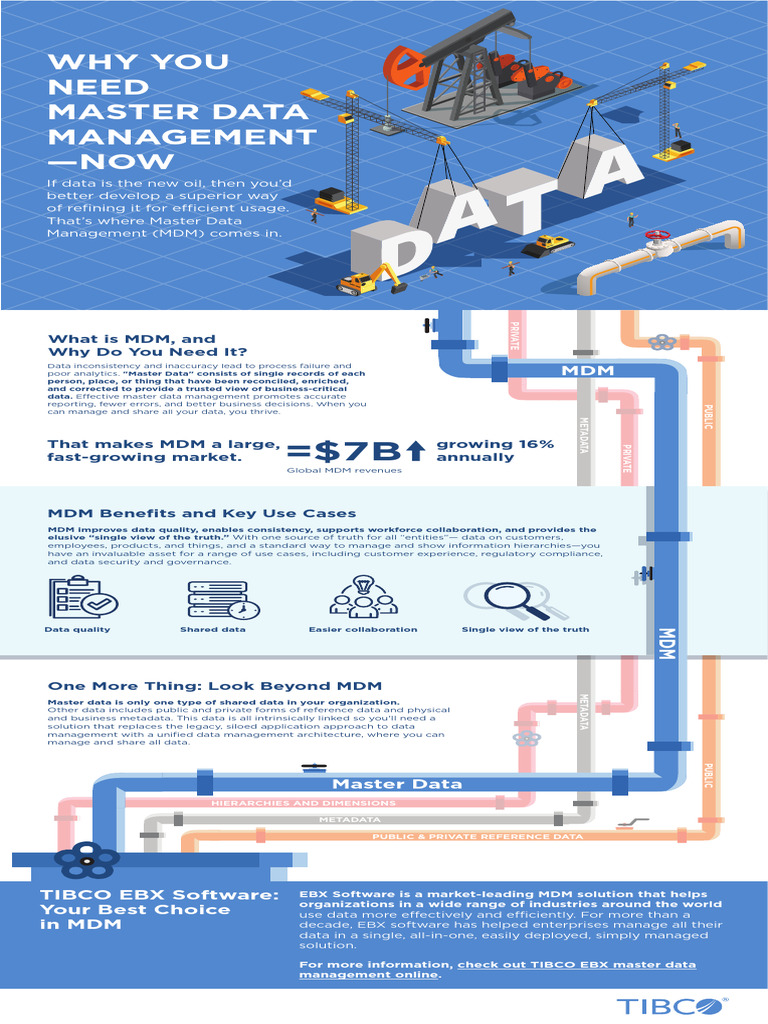 Why You Need MDM Now Infographic 2022 | PDF | Data | Data Quality