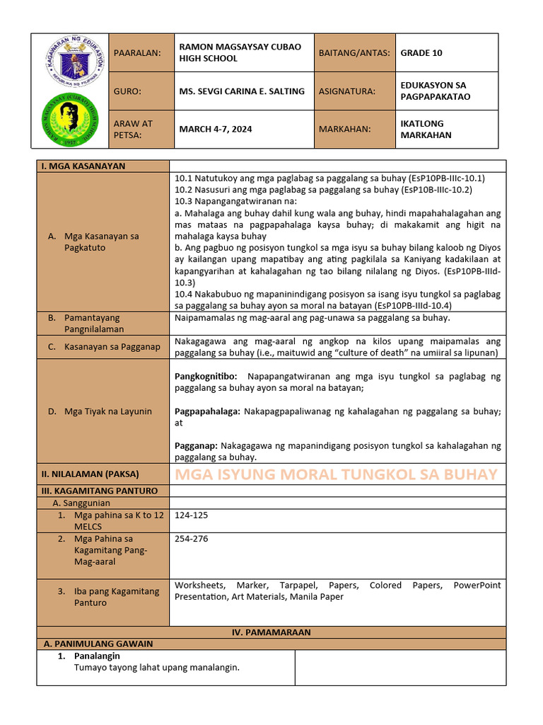 Esp DLP w4 g10-ms | PDF