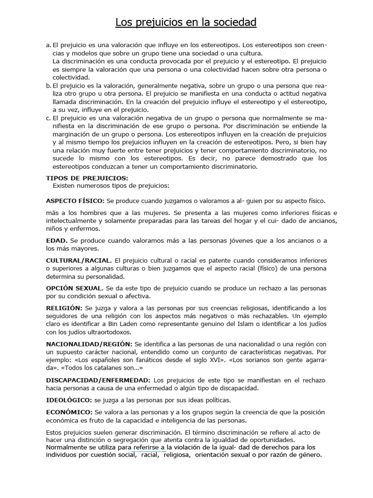 DPCC Imprimir 3b | PDF | Discriminación | Estereotipos