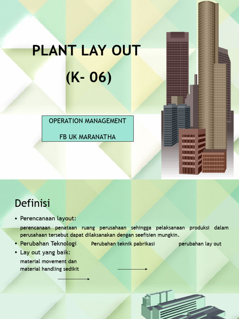 6.plant Layout | PDF