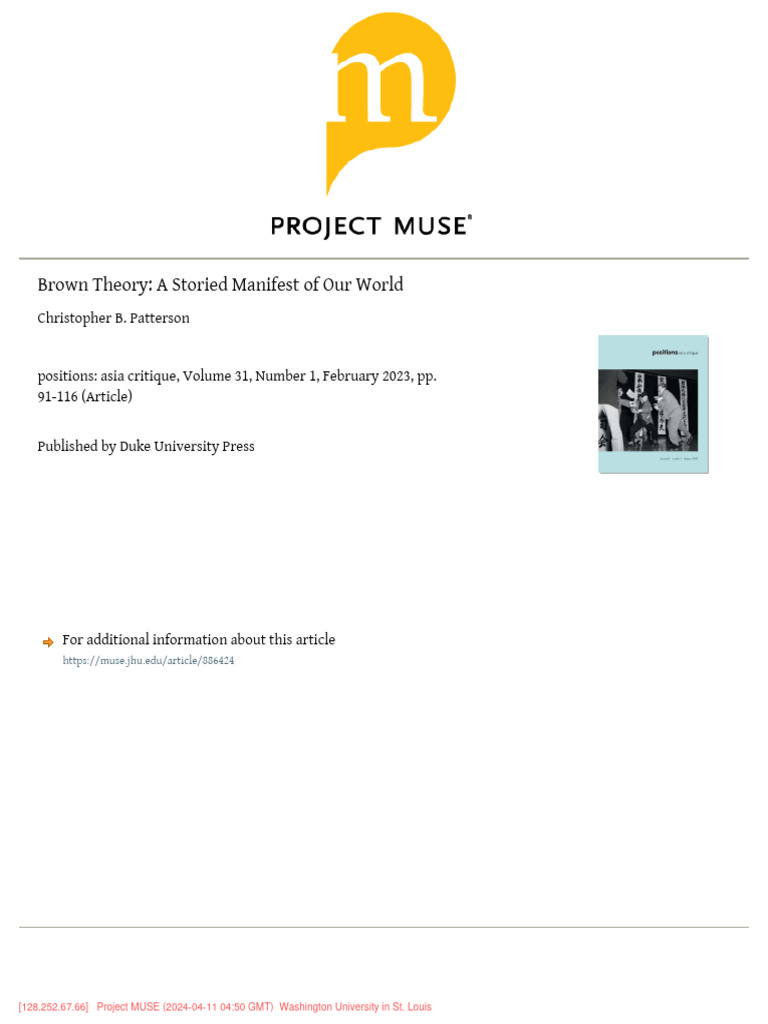 Project Muse 886424 | PDF | Race (Human Categorization) | Hawaii