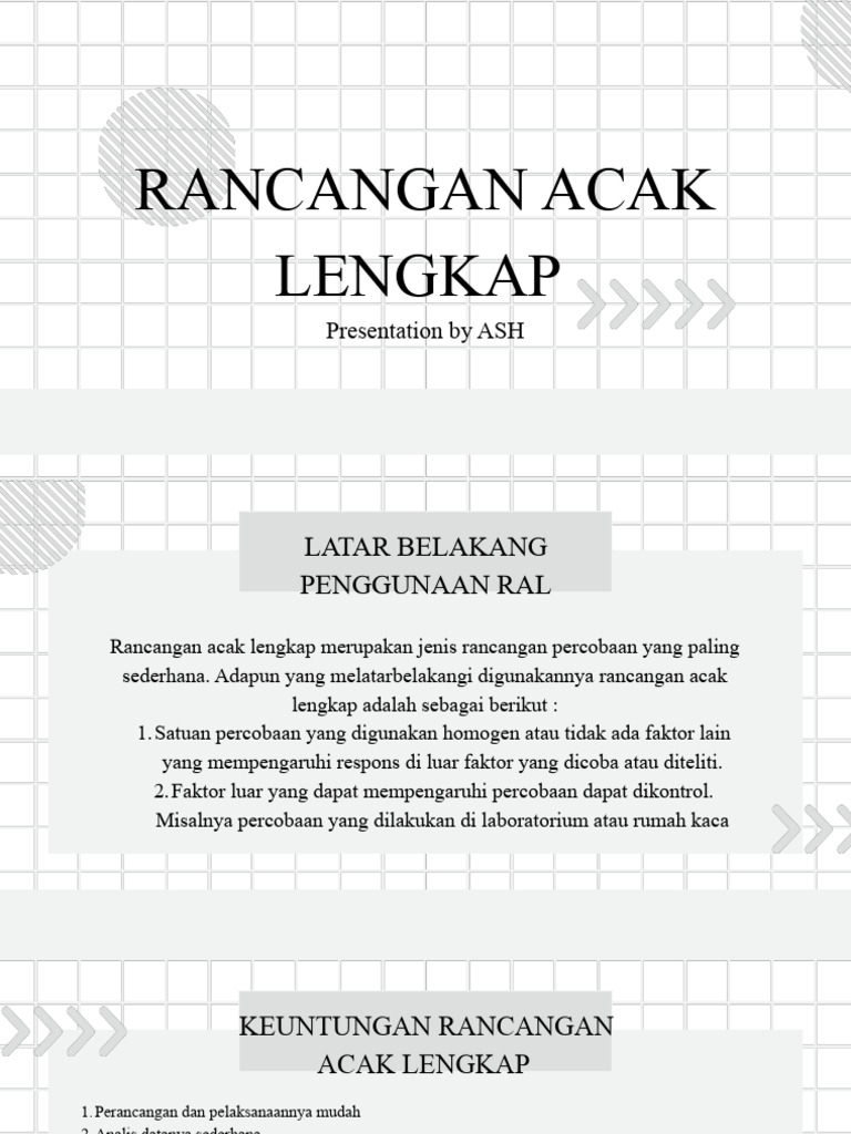 Rancangan Acak Lengkap: Keuntungan & Kerugian | PDF