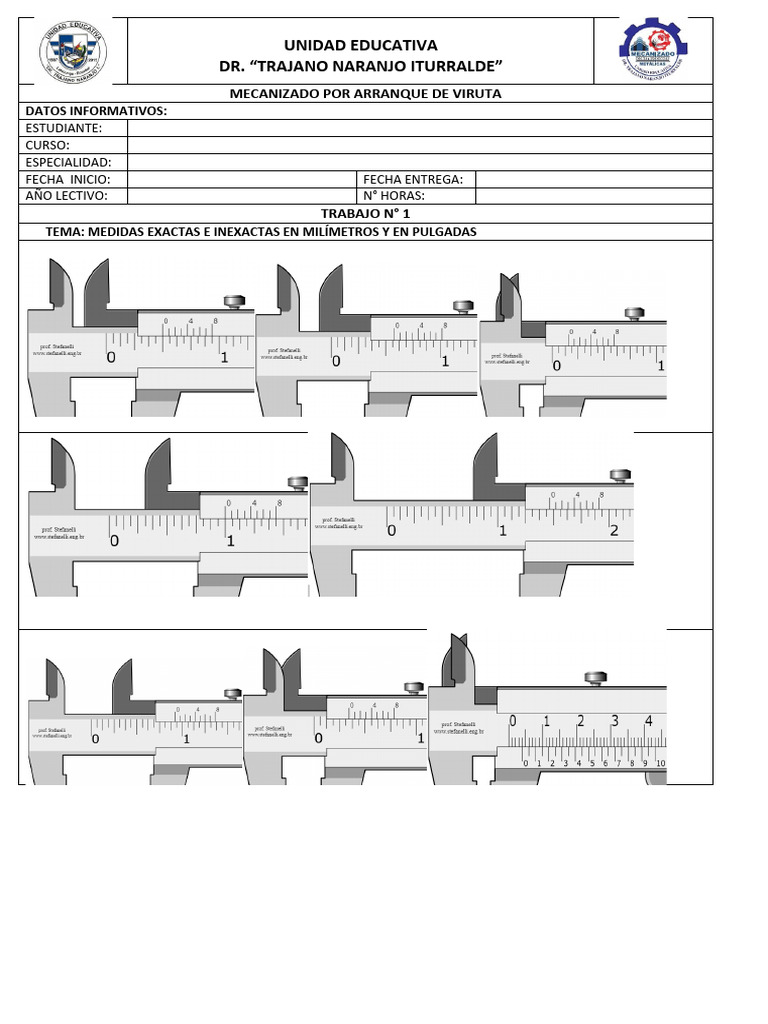 Tareas de Mecanizado y CNC | PDF | Control numerico | Mecanizado