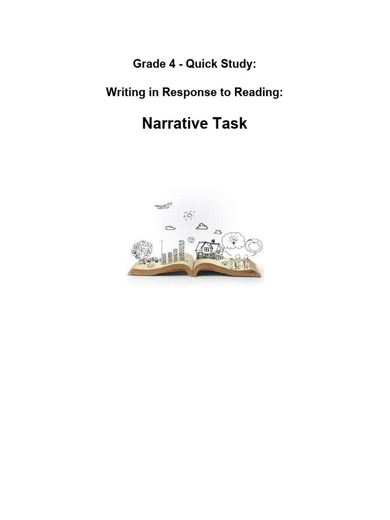 4th Grade - Quick Study - Writing in Response To Reading - Narrative ...