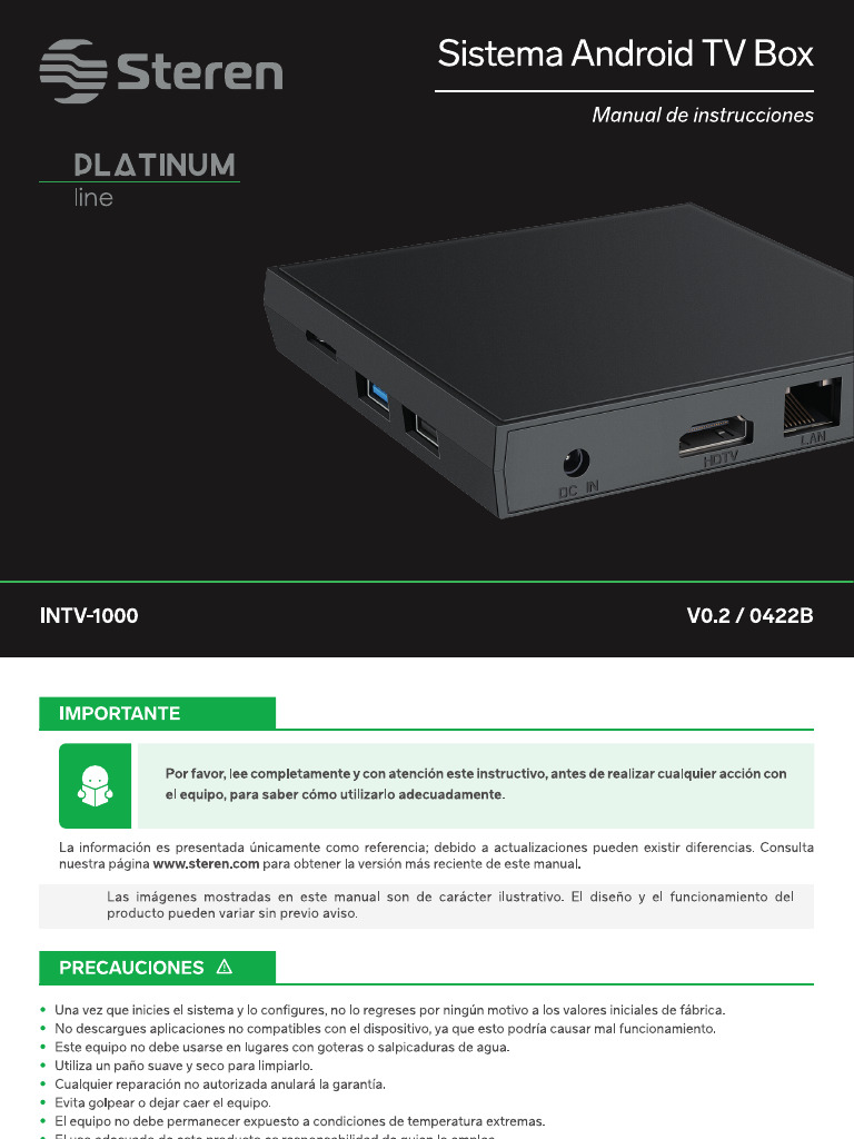 INTV 1000 Instr | PDF