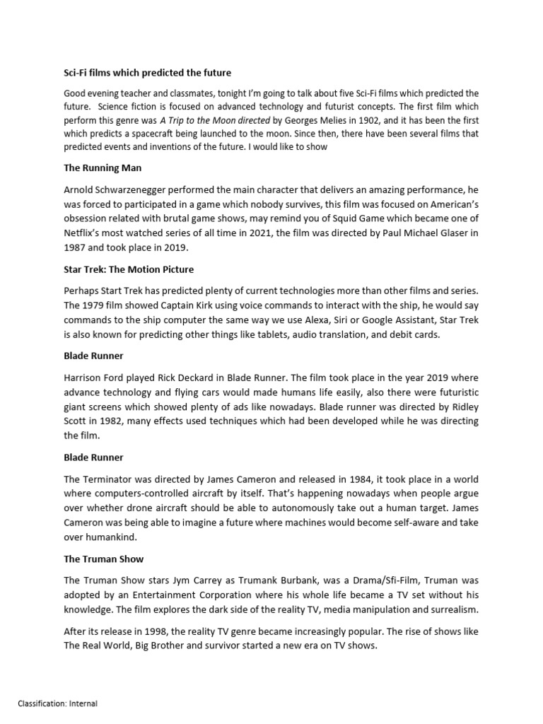 Ip Talk 5 SP | PDF | Science Fiction