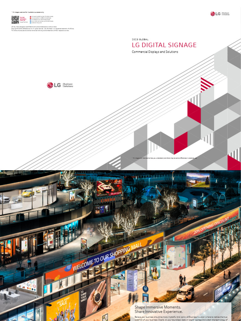 2023 LG Digital Signage E-Catalog (Low) - 20230912 | PDF | Display ...