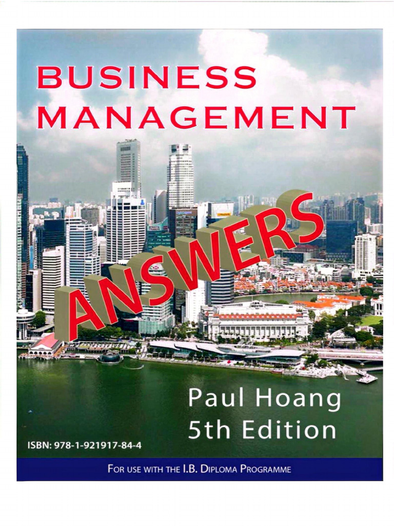 Business Management Oxford - ANSWERS - Paul Hoang - Fifth Edition ...