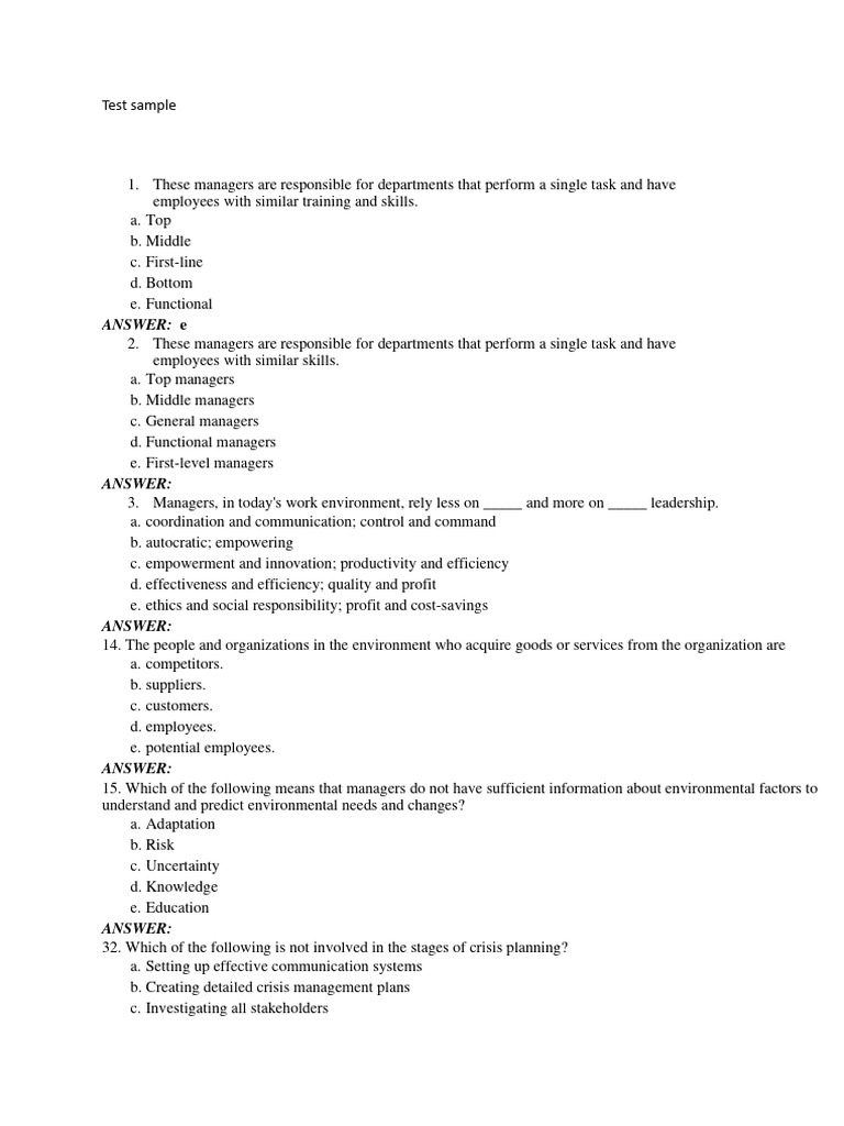 Test Sample A | PDF
