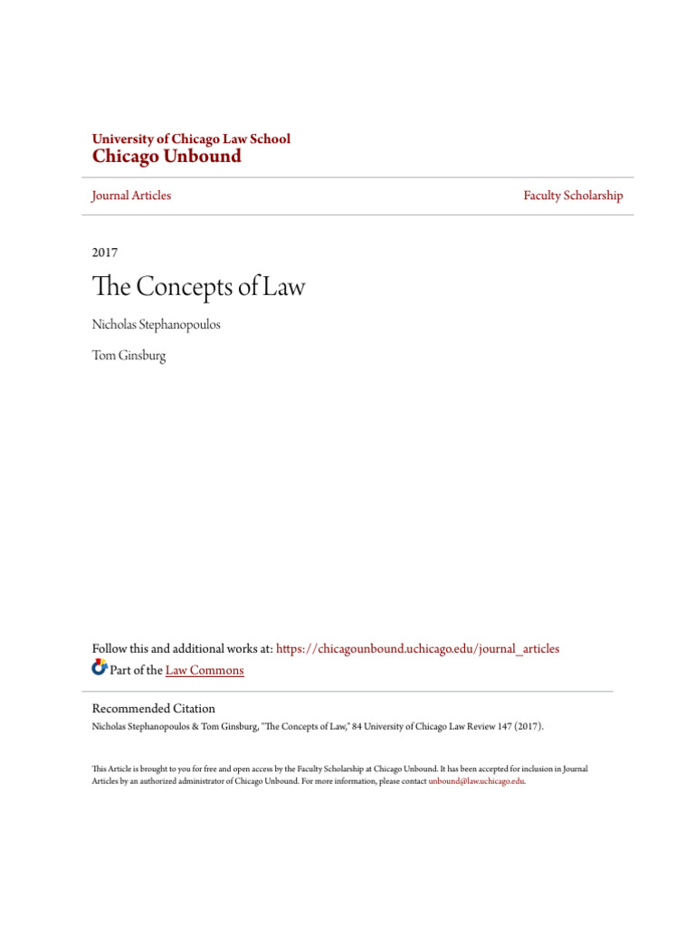 The Concepts of Law | PDF | Causality | Concept
