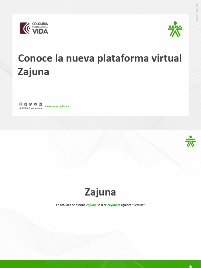 Conoce La Nueva Plataforma Virtual Zajuna 1712188878 | PDF | Software ...