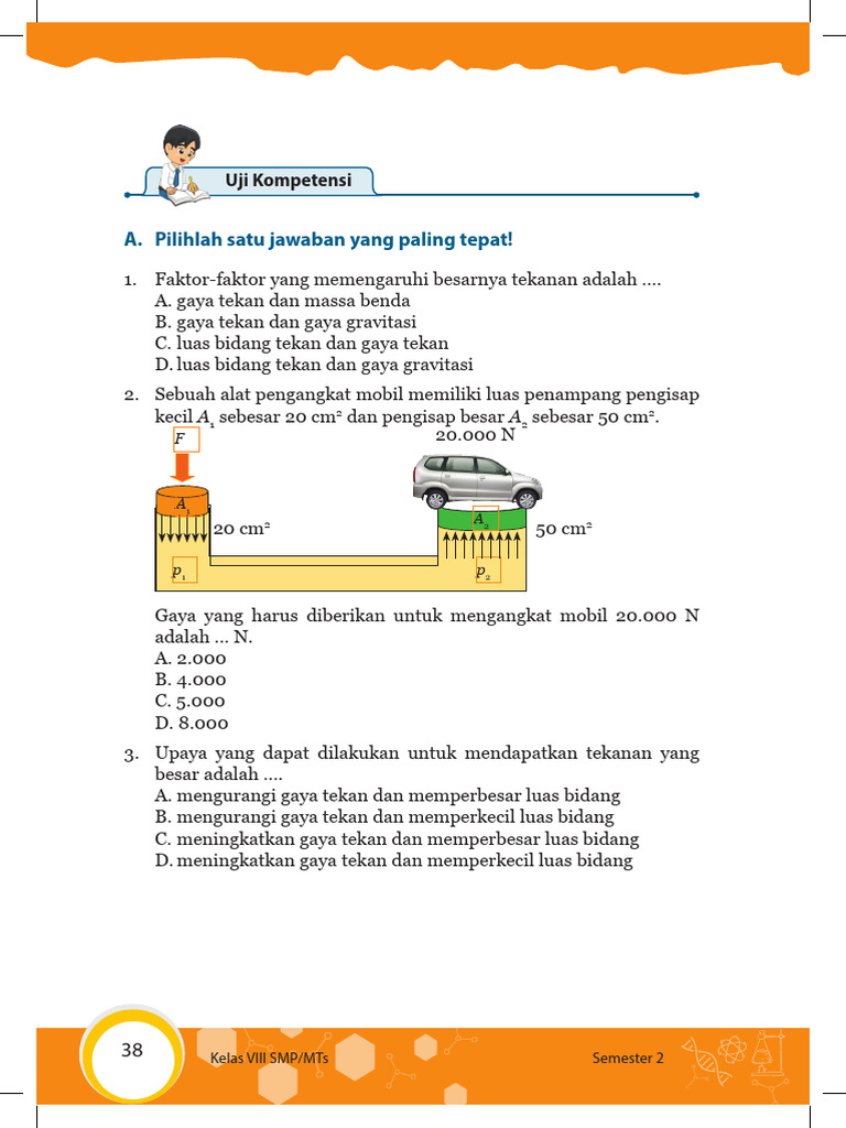 Latihan Soal Tekanan | PDF