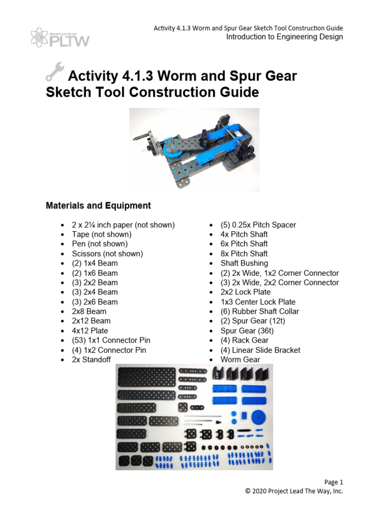 Worm and Spur Gear Tool Guide | PDF | Gear | Manufactured Goods
