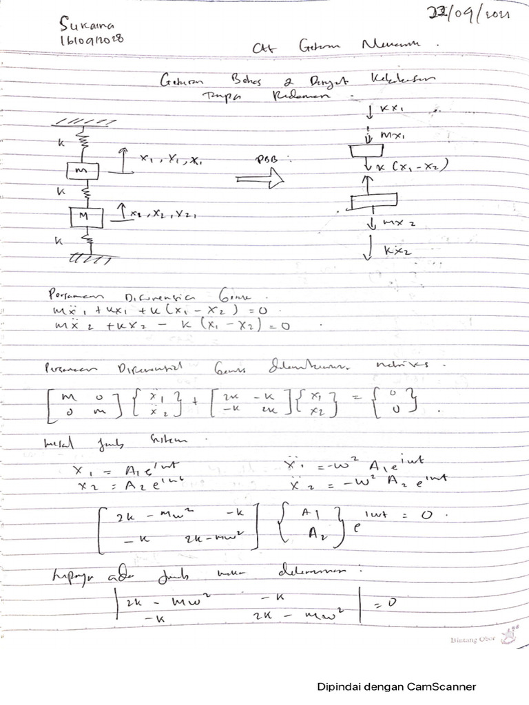 Getaran Mekanik | PDF