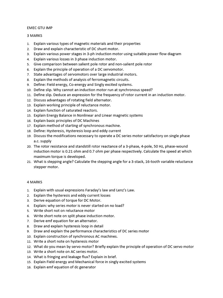 Emec Gtu Imp | PDF | Electric Motor | Electromagnetic Induction