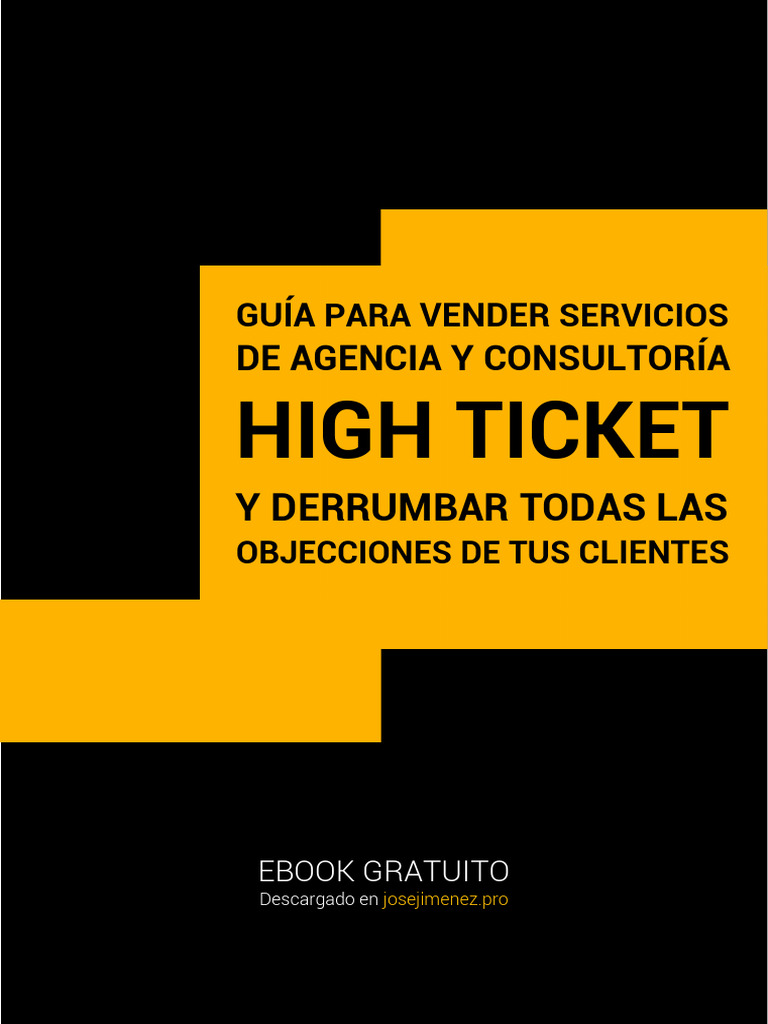 Vender Servicios High Ticket Efectivamente | PDF | Mercado (economía) | Publicidad digital