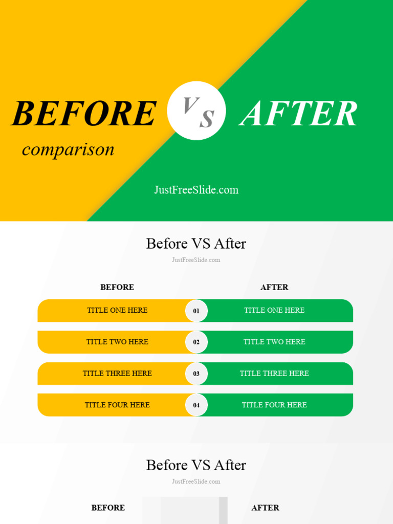 Before Vs After Infographic | PDF | Career & Growth