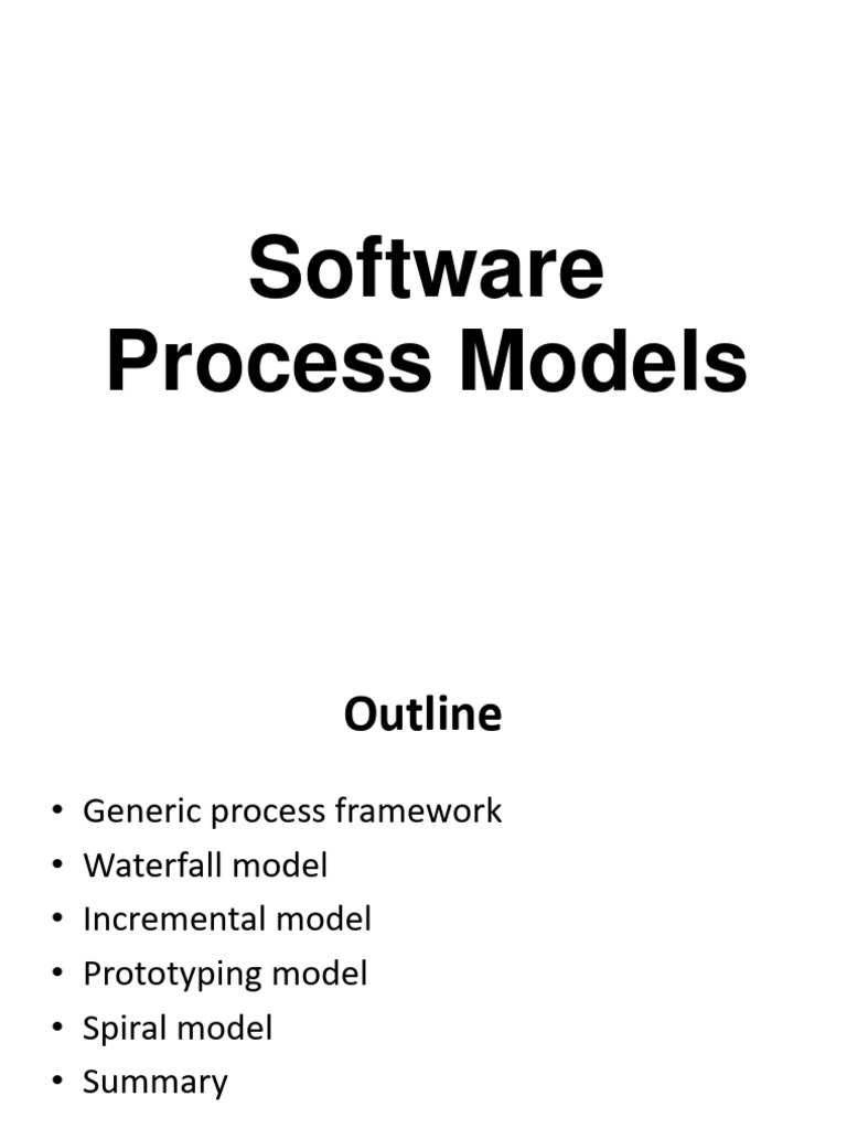 Lec 2 Traditional - Process - Models | PDF | Software Prototyping | Software Development Process