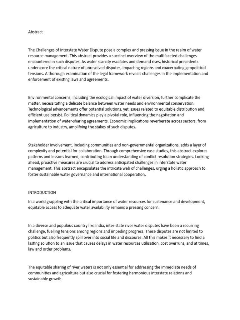 Assignment | PDF | Water Resources | Sustainability