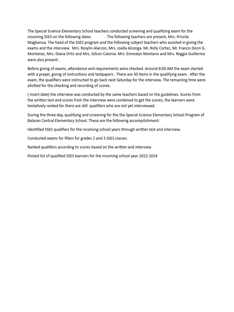 Narrative Sses | PDF