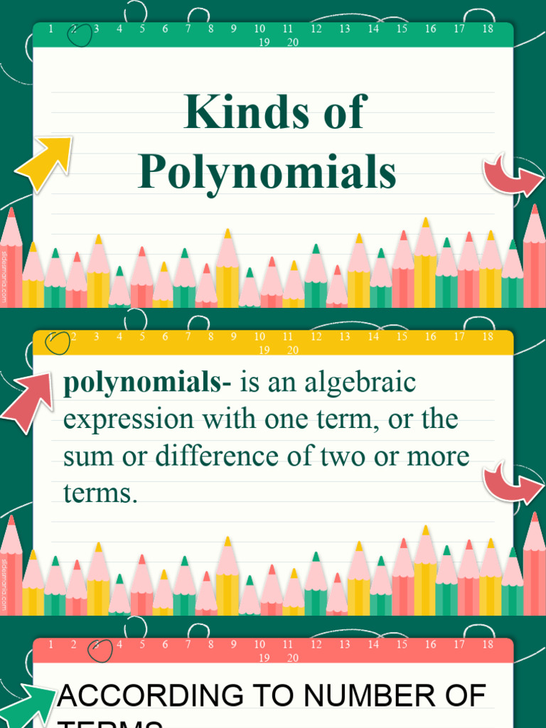 Kinds of Polynomials | PDF | Polynomial | Abstract Algebra