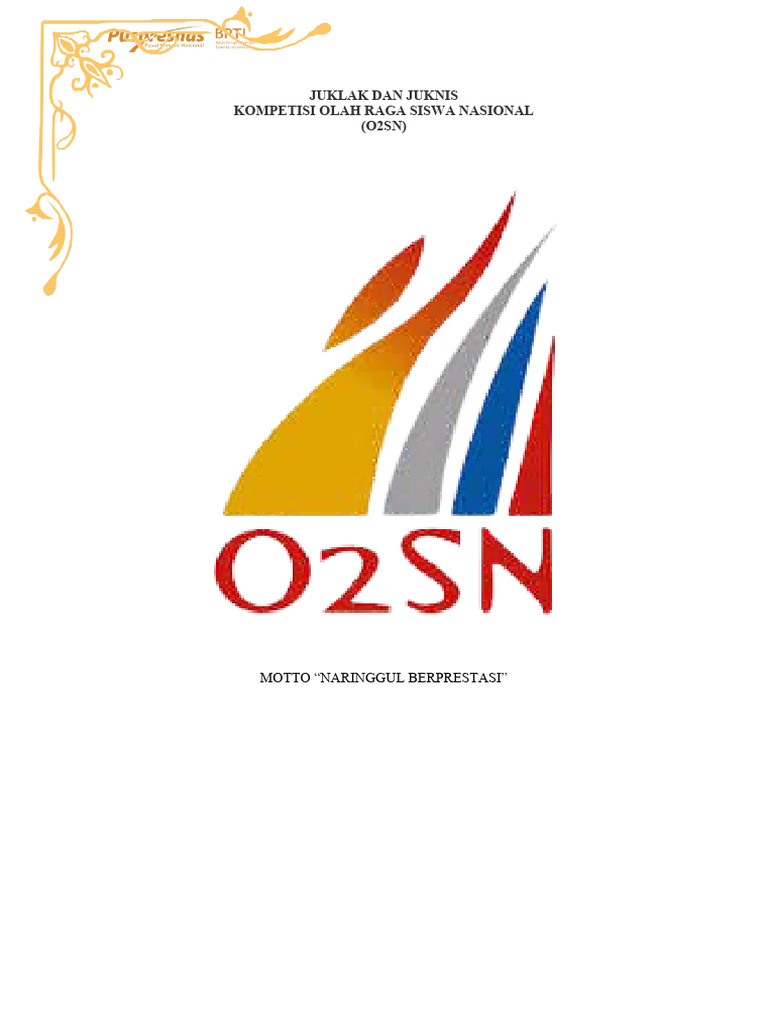 contoh JUKLAK O2SN 2024 | PDF
