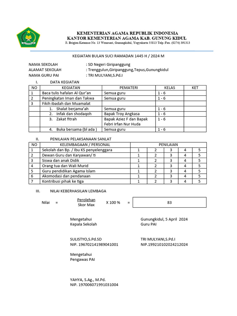 Keg Ramadan 2024 | PDF