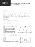 Class 9 Worksheet Ch5-Intro To Euclids Geometry | PDF