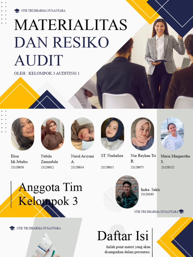 Materialitas dan Risiko Audit dalam Akuntansi | PDF | Karier & Perkembangan