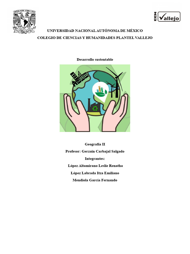 Desarrollo Sustentable Pdf Sustentabilidad Desarrollo Sostenible