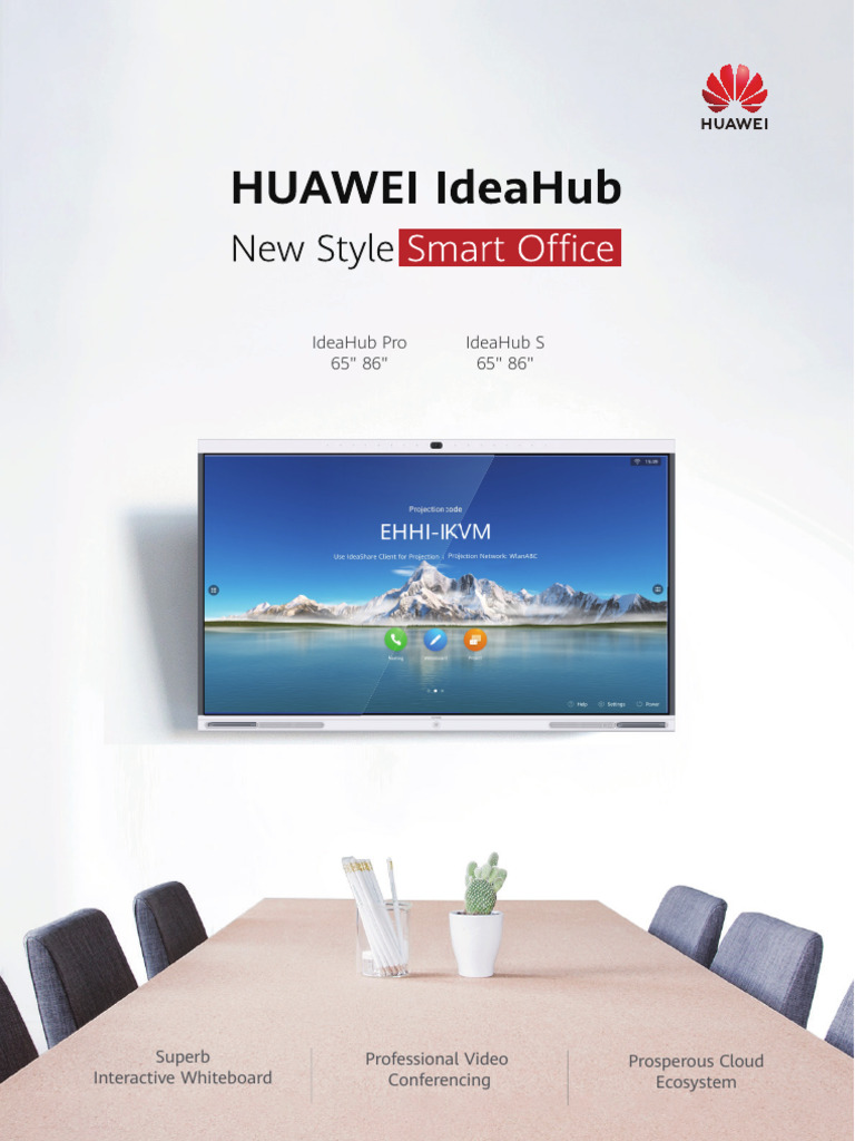 (Datasheet) HUAWEI IdeaHub Pro & IdeaHub S | PDF | Hdmi | I Pv6