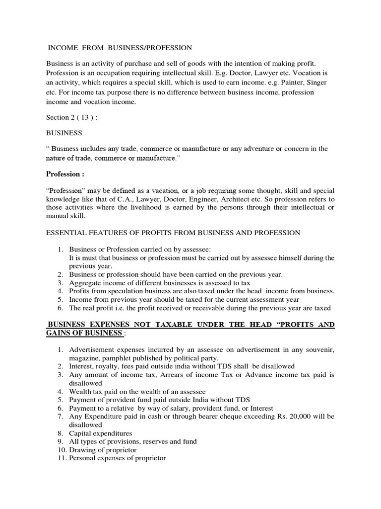 Income Tax 2 Notes | PDF | Expense | Depreciation