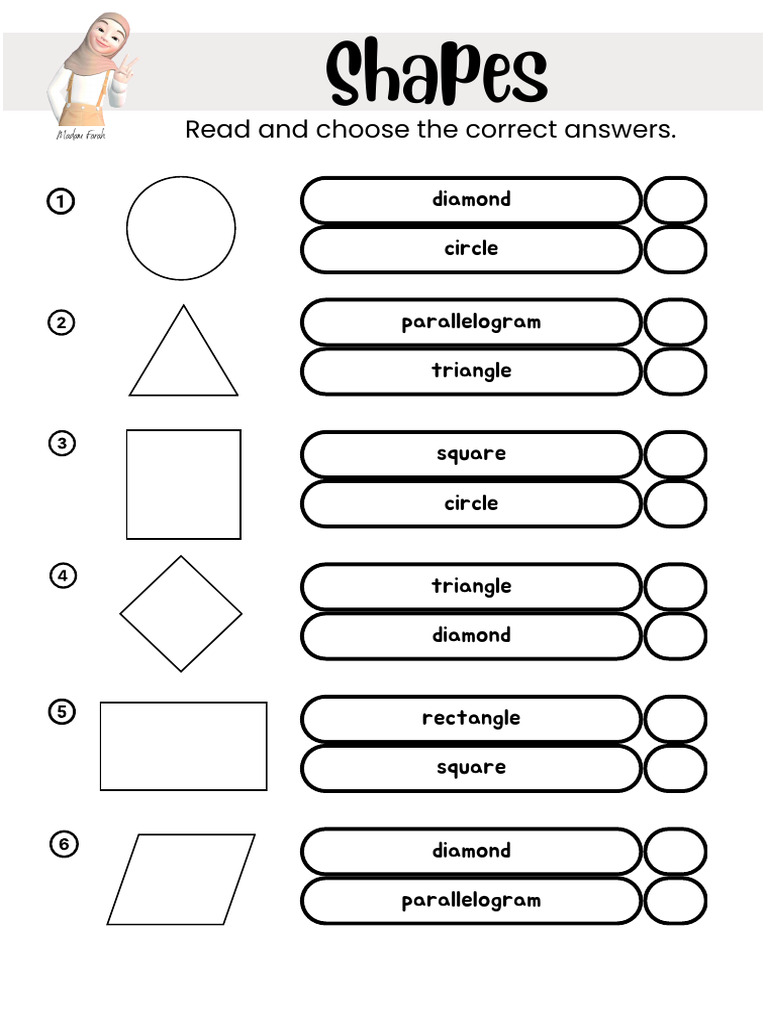 Shapes and Colors Activity Guide | PDF | Rectangle | Triangle