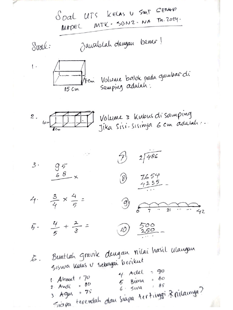 uts kelas 5 | PDF