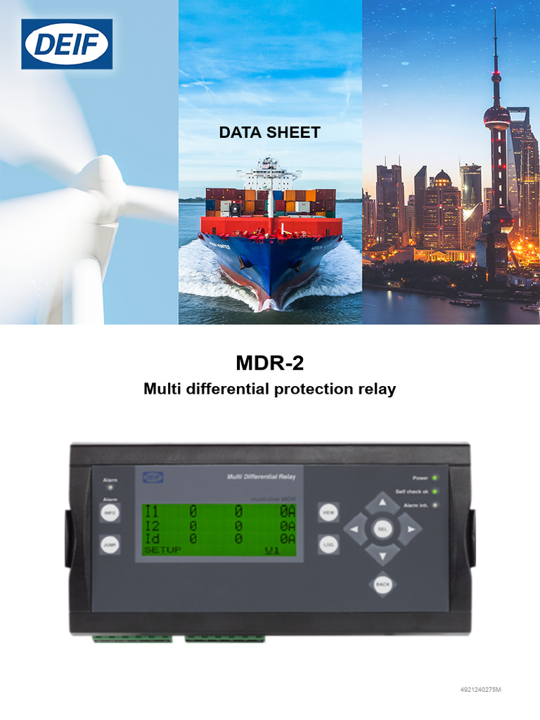 MDR 2 Data Sheet 4921240275 Uk | PDF | Relay | Transformer
