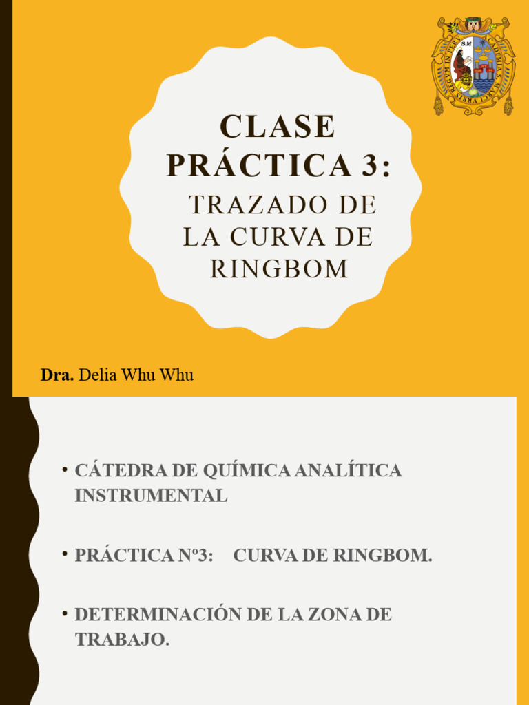 Clase Práctica 3 Trazado de Curvas Ringbom | PDF | Espectroscopia ...