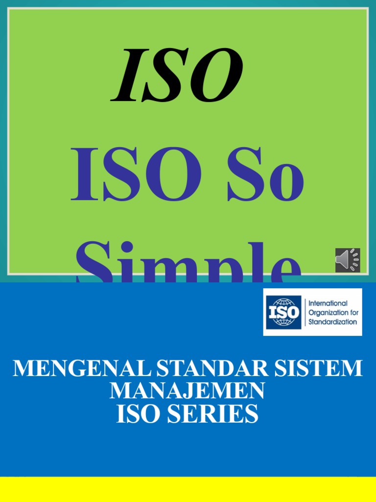 Panduan Standar ISO untuk Organisasi | PDF