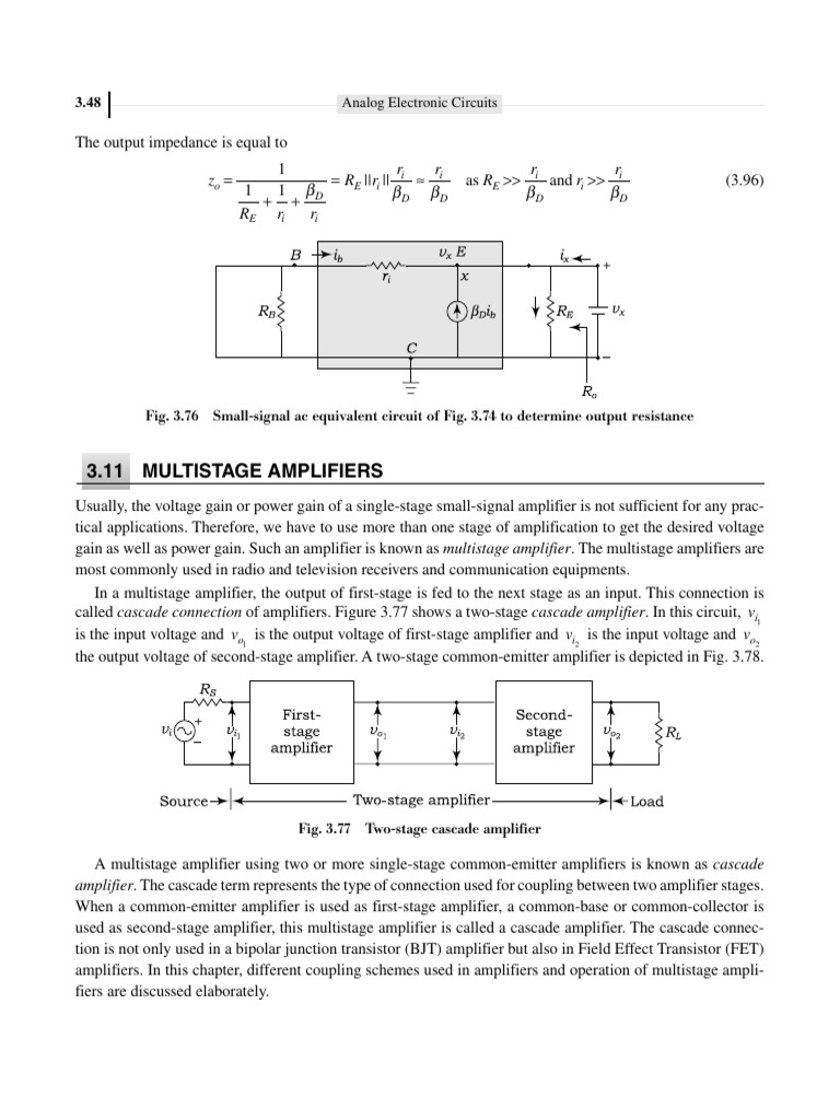 Multistage Amplifier | PDF | Amplifier | Analog Circuits
