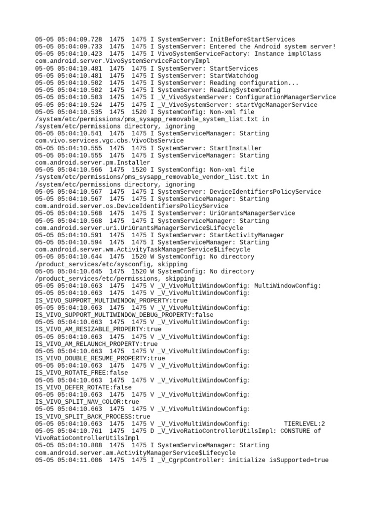 Log | PDF | System Software | Computer Architecture