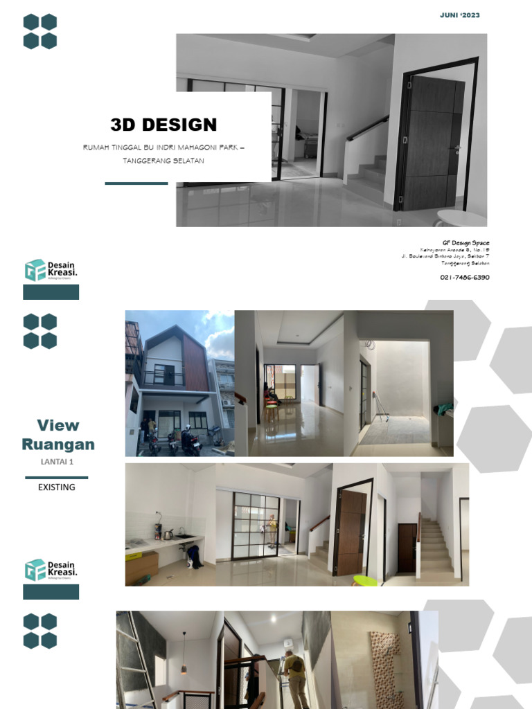 3D DESIGN - RUMAH TINGGAL BU INDRI - REV 1 | PDF