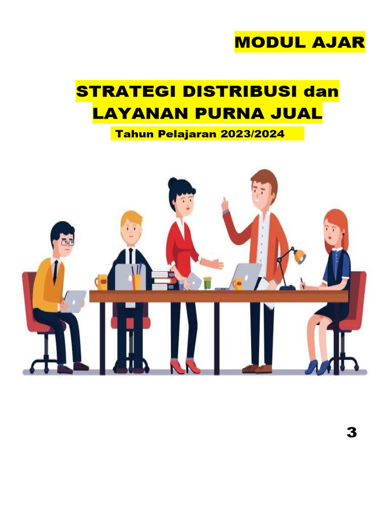 Strategi Distribusi Modul Ajar | PDF