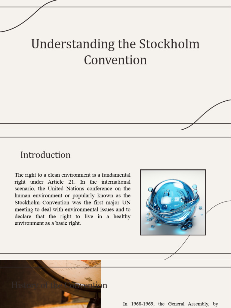 Overview of the Stockholm Convention | PDF | Environmental Protection ...