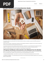 Builder RWA Handover Checklist | PDF | Fire Sprinkler System | Nature