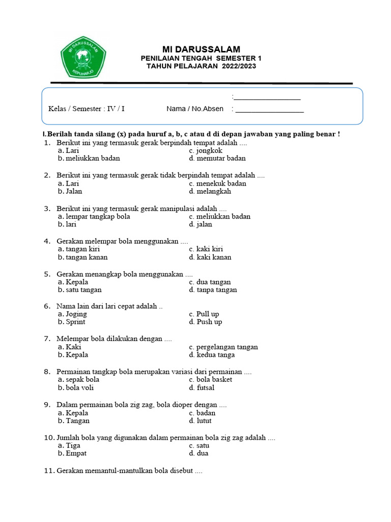 PTS SMT 1 KLS 4 | PDF