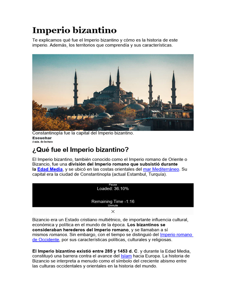 Imperio Bizantino | PDF | imperio Bizantino | imperio Romano