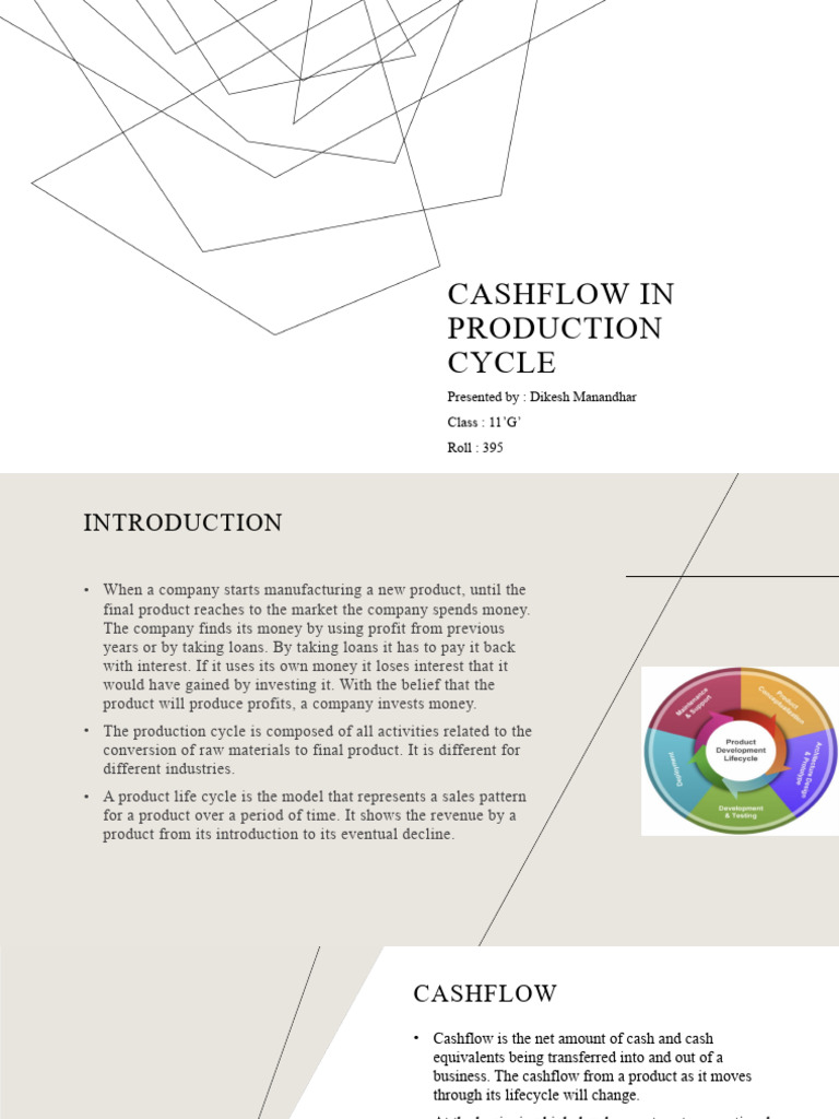 Cashflow in Production Cycle Explained | PDF | Career & Growth