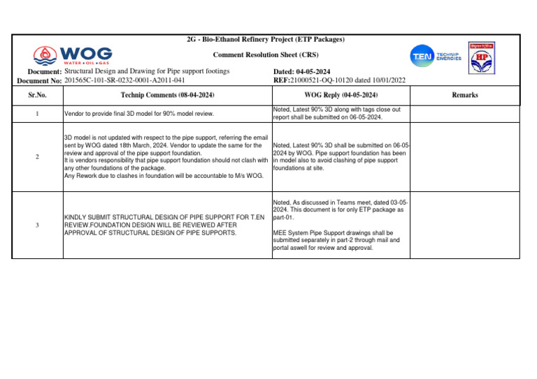 Crs Template Etp HPCL | PDF | Computers