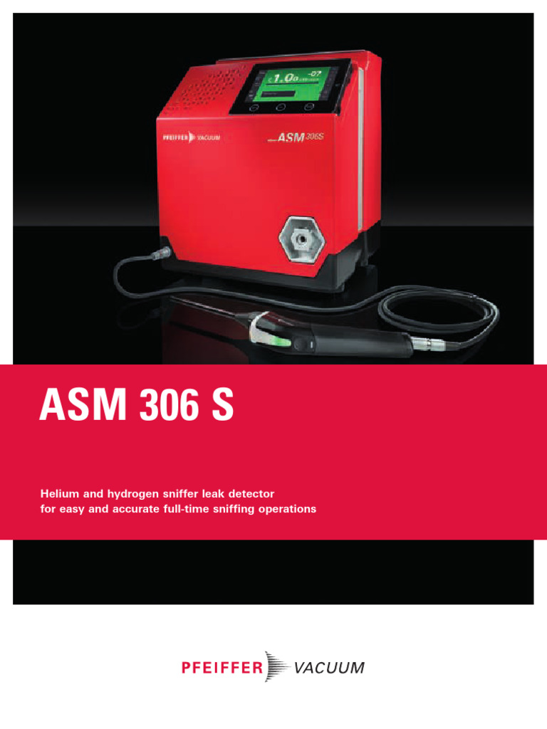 ASM 306 S Brochure Leak Detector | PDF | Gases